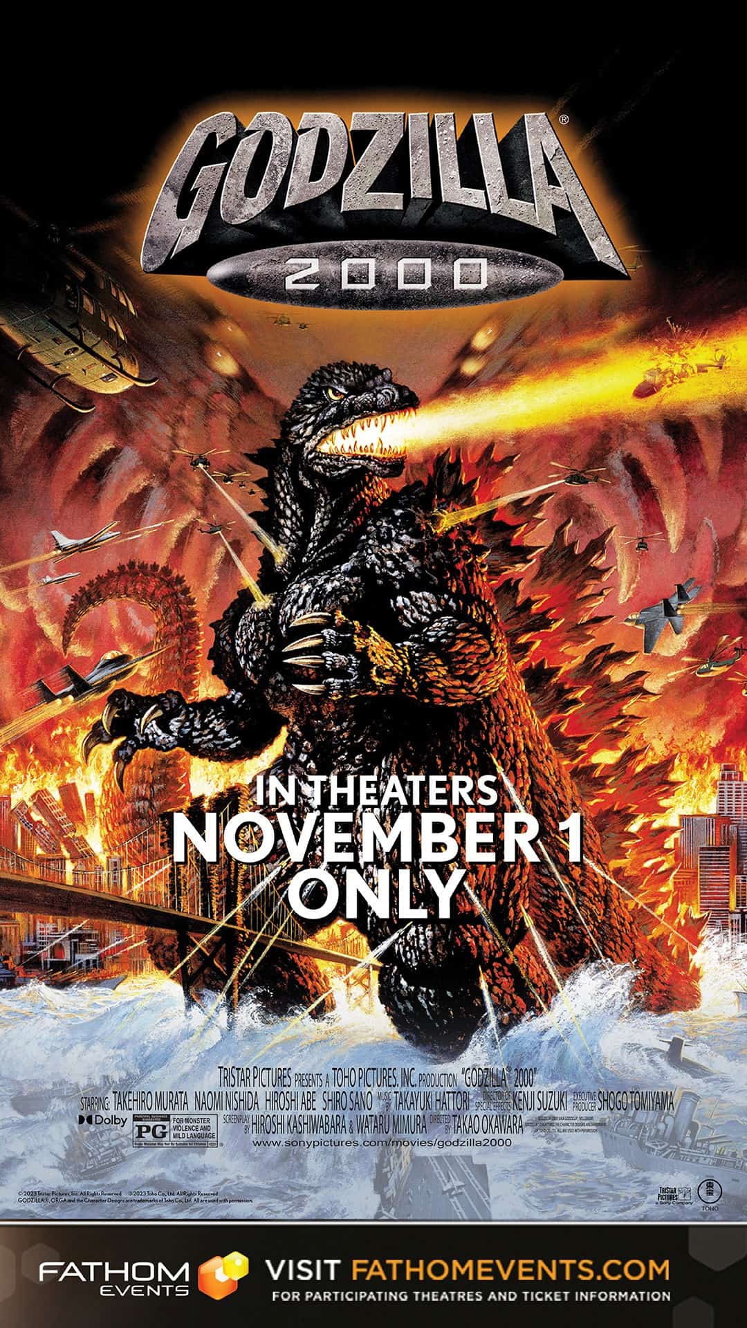 Godzilla 2000 Movie Poster