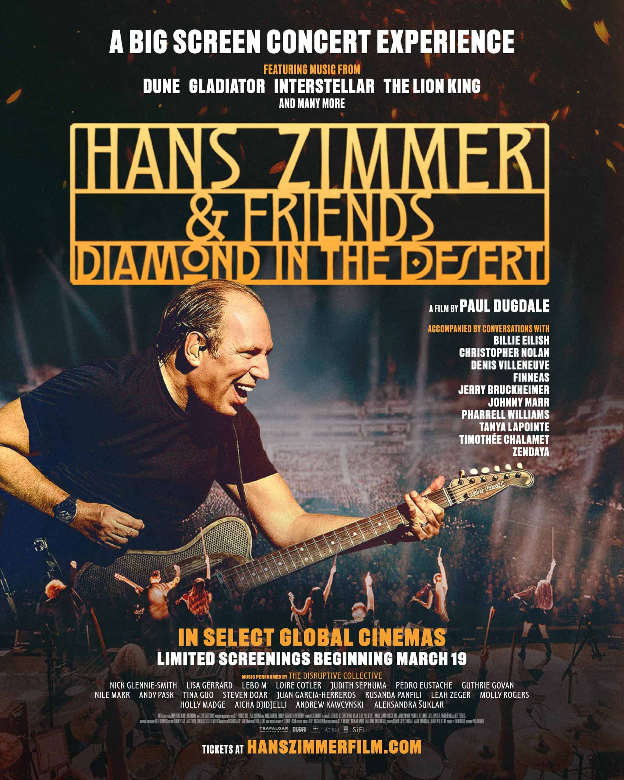 Hans Zimmer & Friends: Diamond in the Desert - Watch Now at Emagine ...