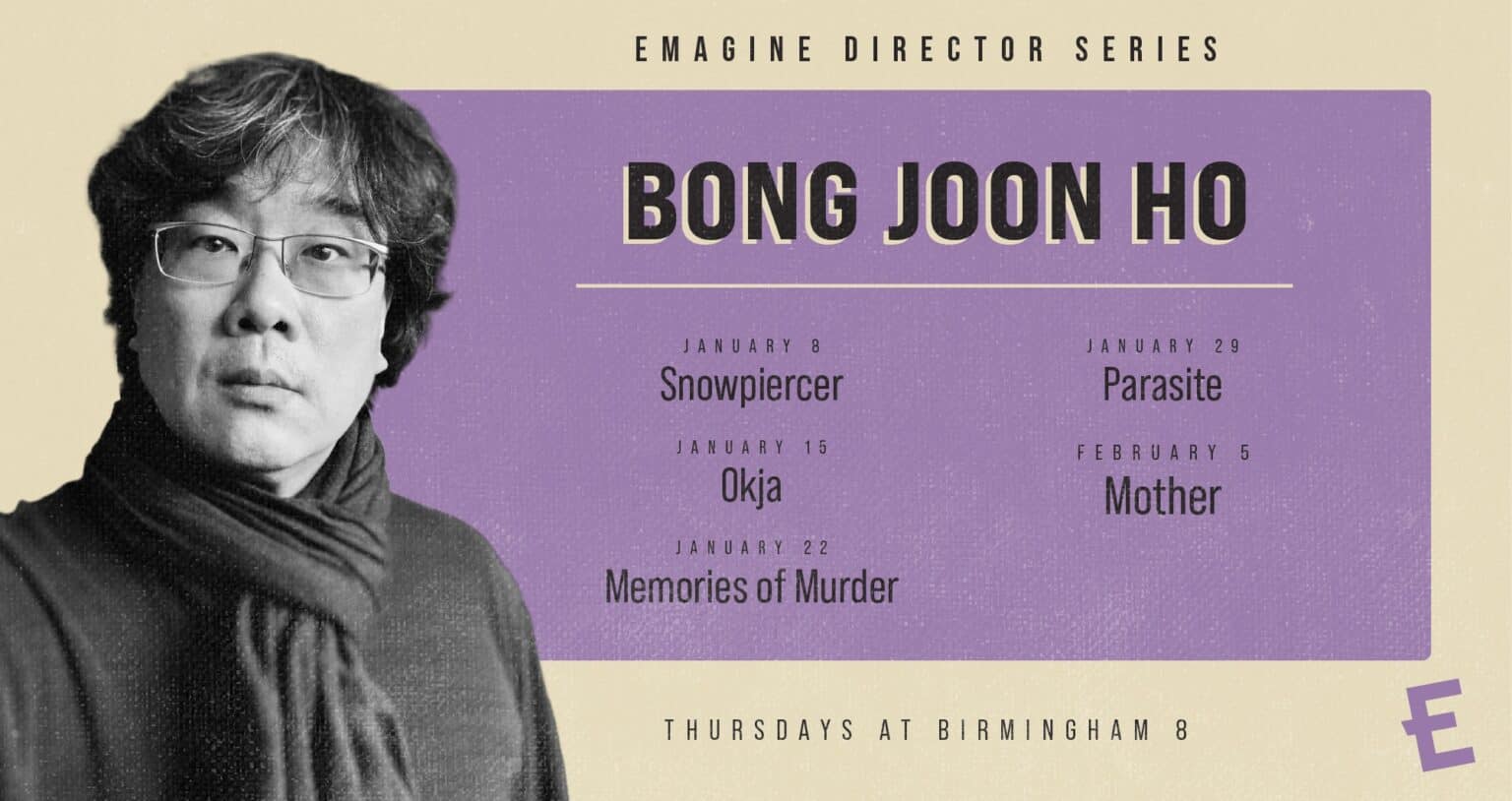 Bong Joon Ho At Birmingham 8 - Emagine Entertainment